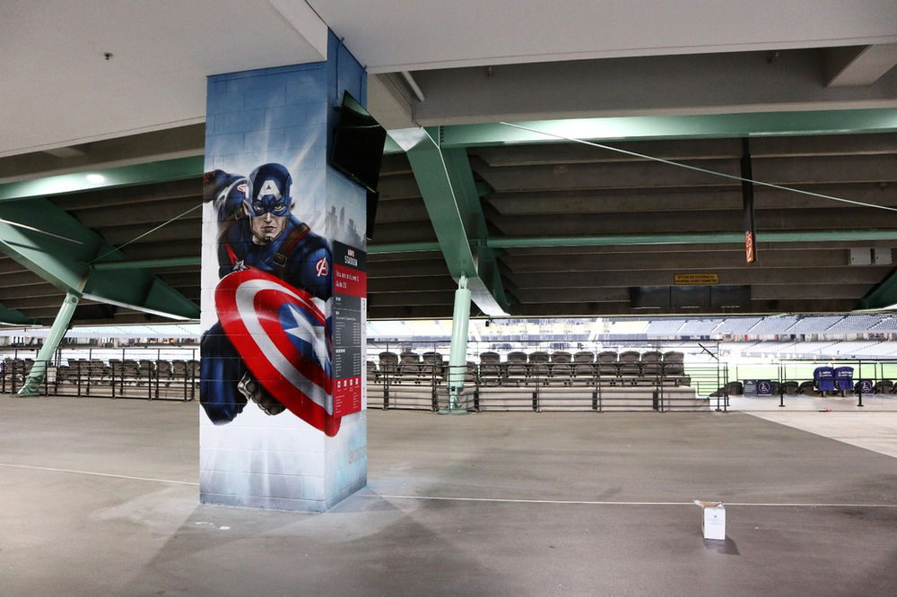 Marvel Stadium Pillars