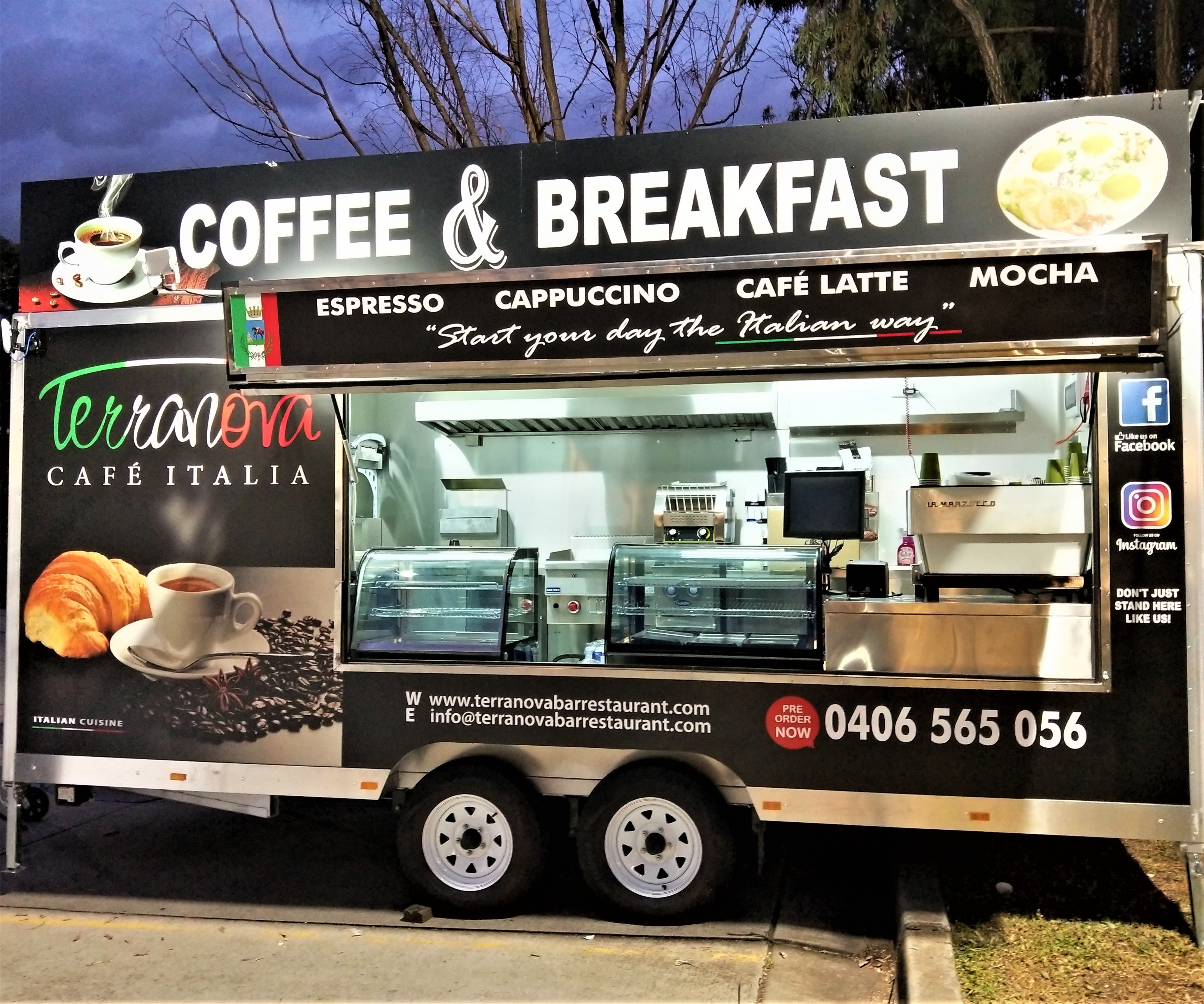 Custom made Food Trailers by J and A Trailers