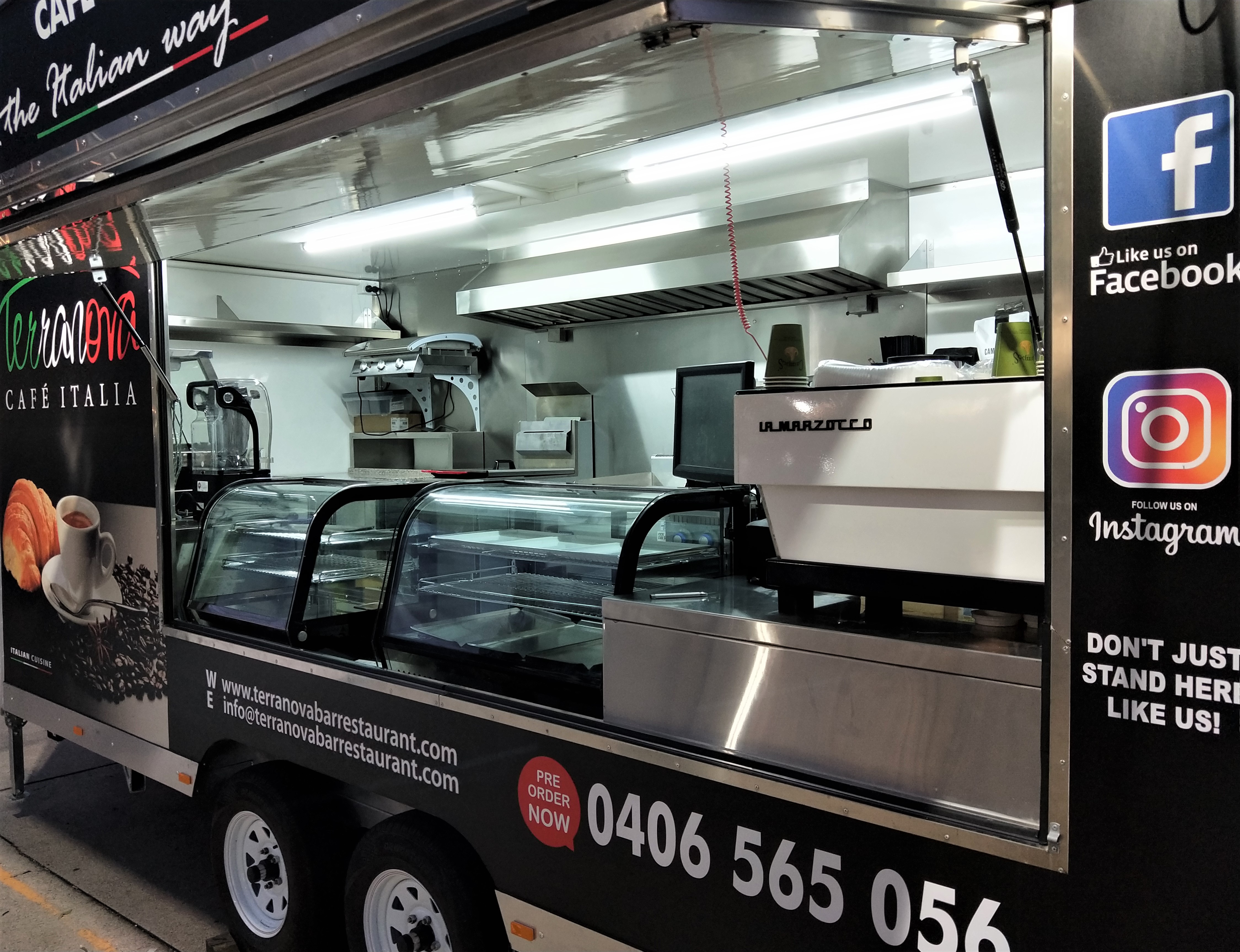 Custom made Food Trailers by J and A Trailers