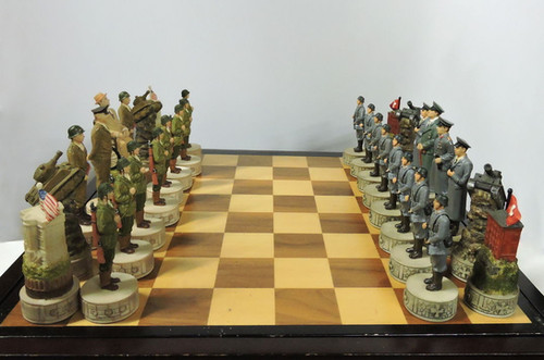 World War II Chess Set (Board separate) | The Source Vancouver