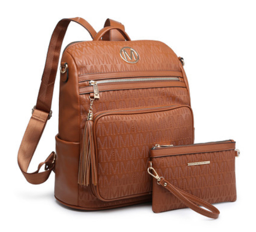 Monogrammable 2 Piece Backpack Set | Klassickurves