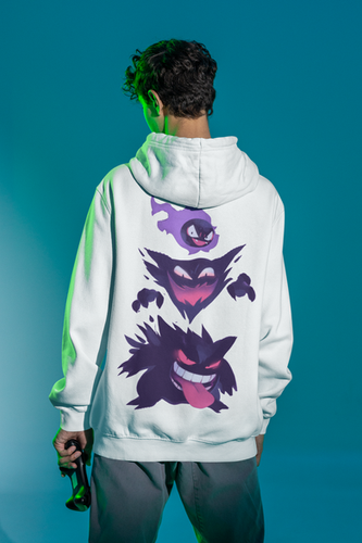 Geist Pokemon Gengar Stuffen Cooler Nachhaltiger Herren Hoodie Hattree