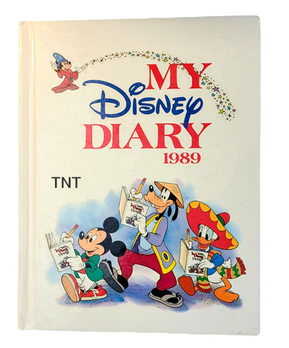 Disney My Disney Diary 1989 (HC, Grolier) Annual Book | toysntoons