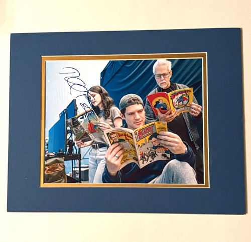 Rachel Brosnahan Autographed Photo + David Corenswet James Gunn Reading ...