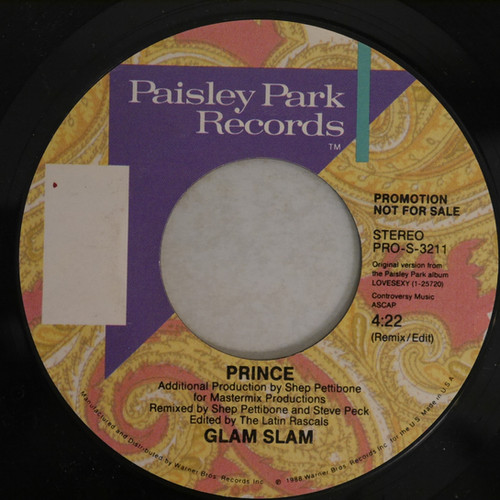 PRINCE / Glam Slam (PROMO) | anchorrecord
