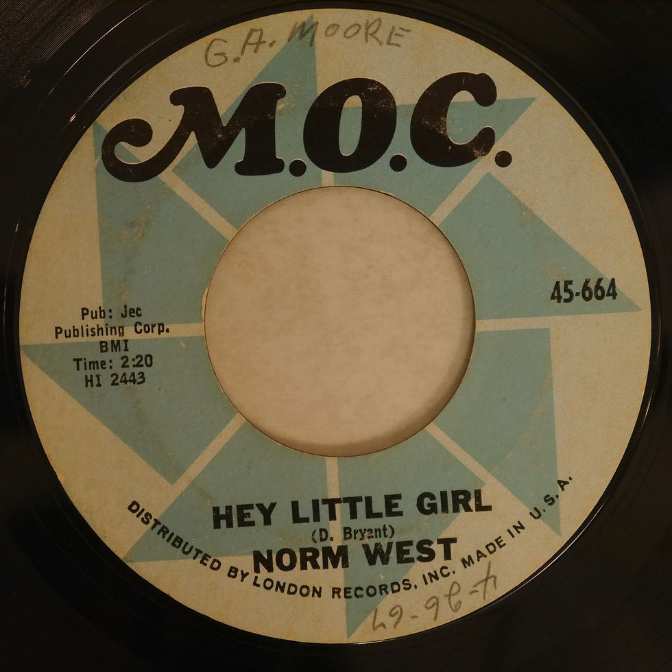 NORM WEST / BABY PLEASE / HEY LITTLE GIRL | anchorrecord