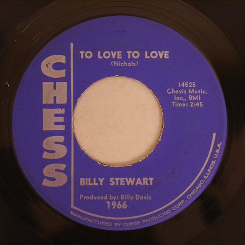 Billy Stewart / Summertime | anchorrecord