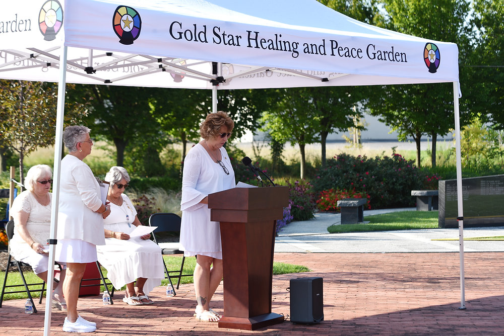 Reading of the Names Gold Star Garden