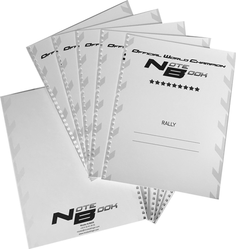 Lot de 5 couvertures | rally-notebook