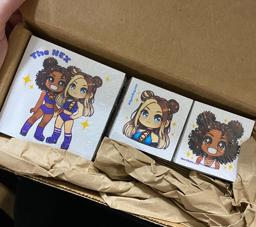 Chibi HEX Stickers! | Allysin Kay