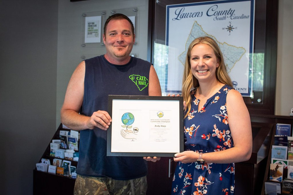 2nd Quarter Community Champion Award Winner