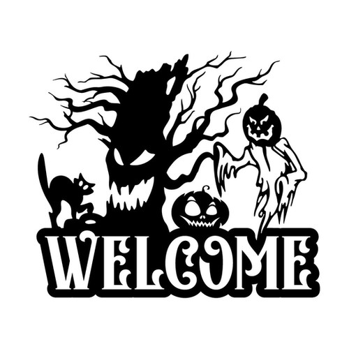 Welcome Scary Tree | MiskaMade