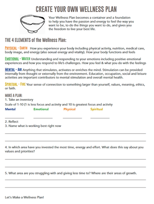 Create Your Own Wellness Plan | The Life Link