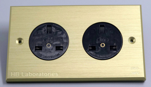 UK Mains Double Wall Socket | HIFI | Audiophile | HB Labs
