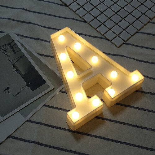LED Alphabet & Number Lamp | decromz