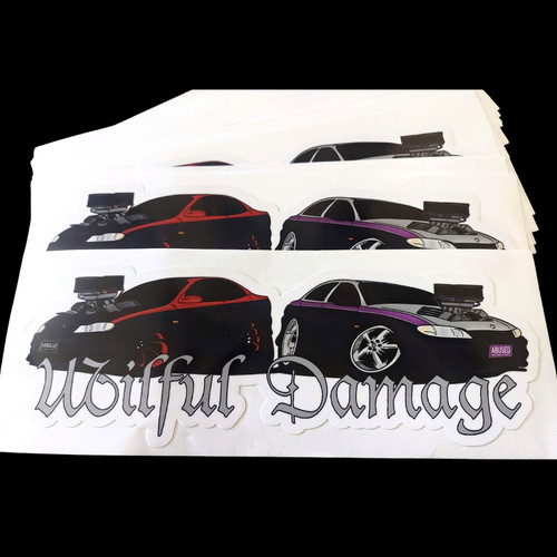 Team Damage Sticker | wilfuldamage