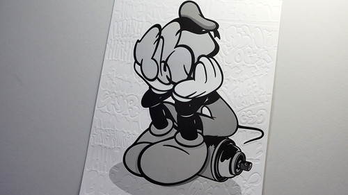 Mr. Pop Letterpress Print Mono | artofbust.com