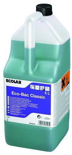 Eco-bac Ecolab classic détergent désinfectant bactéricide concentré ...