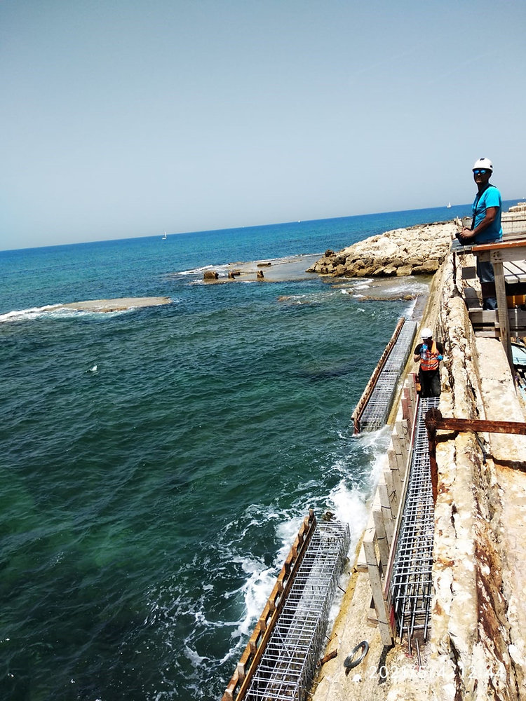 Works on sea wall nears completion for landmark EWP-EDF One Wave Energy ...