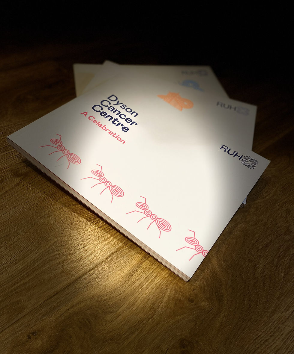 Antalis supports the Dyson Cancer Centre, with Olin Design paper for a ...