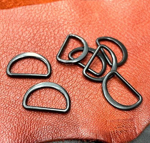 D-Rings Flat - Matt Black | Red Olive Design