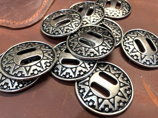 Conchos | Buttons & Bling | Red Olive Design Genuine Leather Worx 3/5