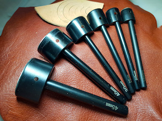 Belt End Half Round Punch - HQ | Red Olive Design