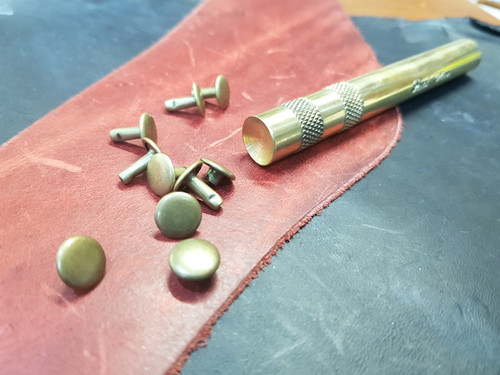 Rivet Setter (Brass) | Red Olive Design