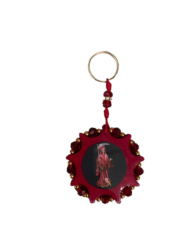 Santa Muerte Llavero Roja | Templo Santa Muerte