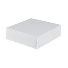 9x9x3 White CCNB Lock Corner Non-Window Box Tuck Top 250/ct | Tri-State ...
