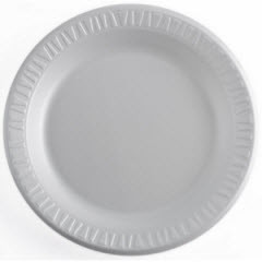 6" White Non-Laminated Foam Plate 1000/case | Tri-State Supplies