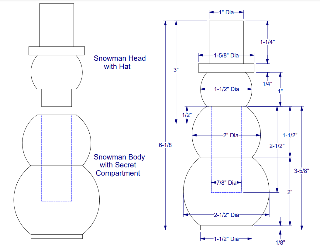 Turn a Wooden Snowman on a Shopsmith Lathe | Shopsmith