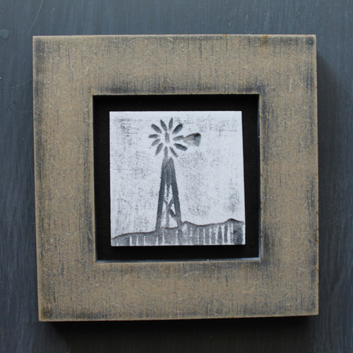 Windmill Mini Frame F5 | Earthly Mosaics