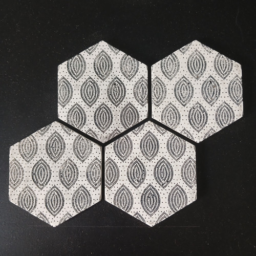 Hexagon Tile -Kaleido | Earthly Mosaics