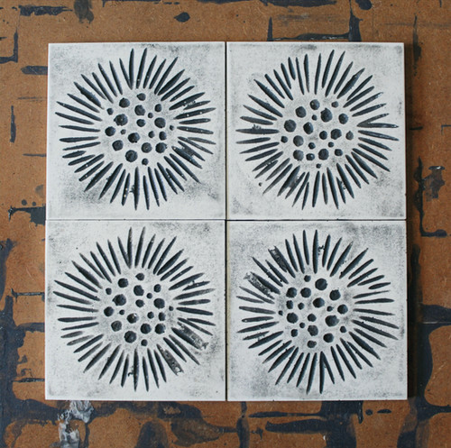 Dandelion Tile 100mm | Earthly Mosaics