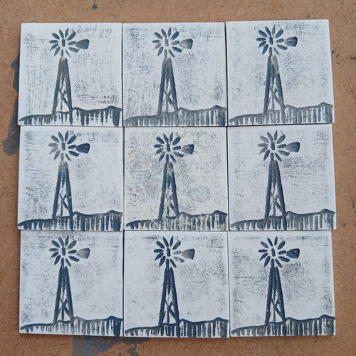 Windmill Mosaic Tile | Earthly Mosaics