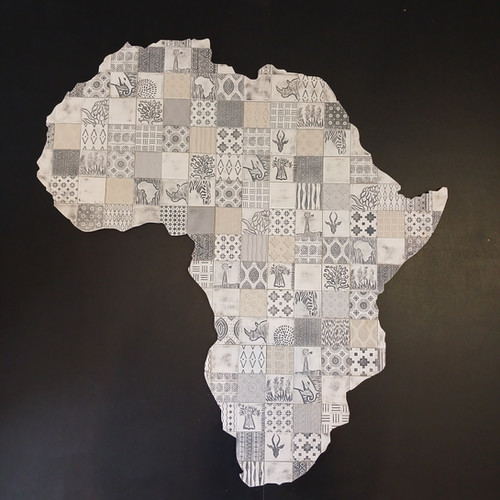 XL Africa Tile Collage | Earthly Mosaics