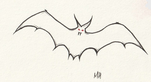 Basic Vampire Bat | Marley Healy's Art