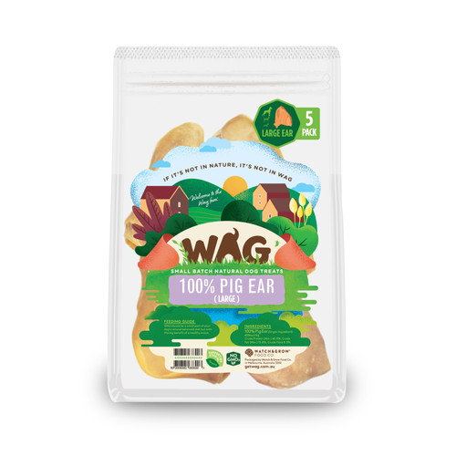 WAG Pig Ear 5-pack | pure-fine-foods Copy