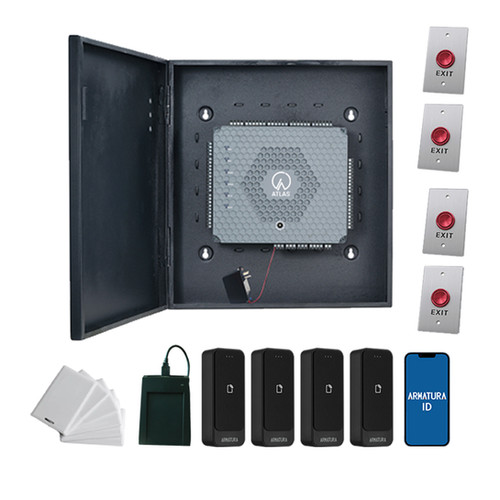 Four Door Kit: Biometric Door Access Control System