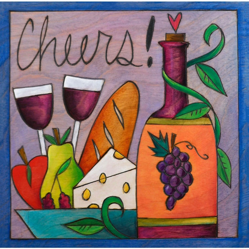 Sincerely Sticks - "Cheers!" Plaque | Artful Hand Gallery