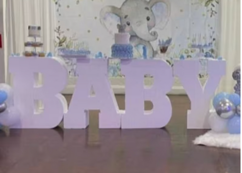 BABY Foam Letters | Triangle Party Renta