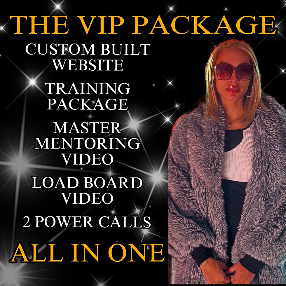 THE VIP PACKAGE | HighwayDivaLogistics