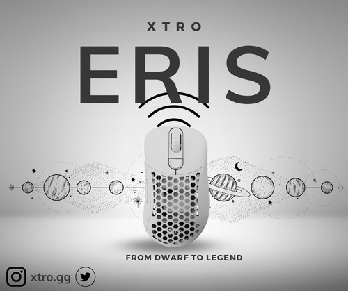 xtro Eris wireless ergonomic mouse | Xtro Gaming Gears
