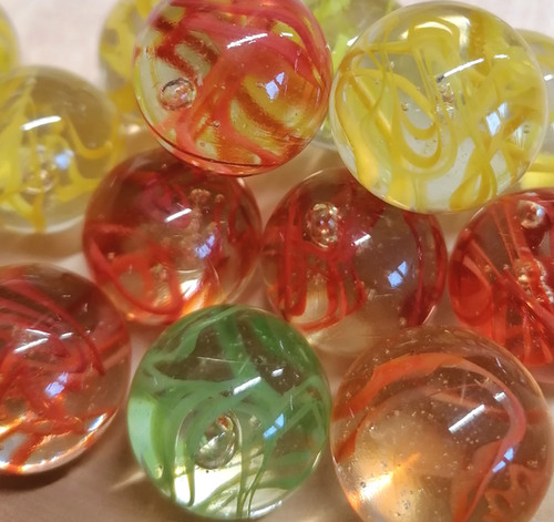 Marbles - Spaghetti - Medium | Geko Glass