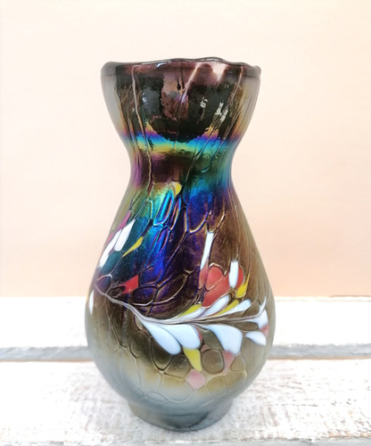 Bud Vase Purple - Blown Glass | Geko Glass