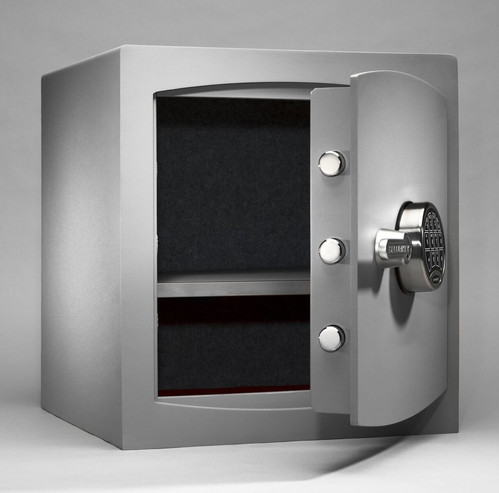Mini Vault Silver Locking Safe | Caledonian Lock & Safe Ltd