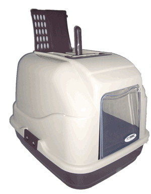 IMAC Easy Cat Hooded Litter Tray| Crystal Clear