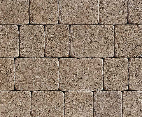 Golden Tegula Setts 100x100x50 | Kelly Landscape & St