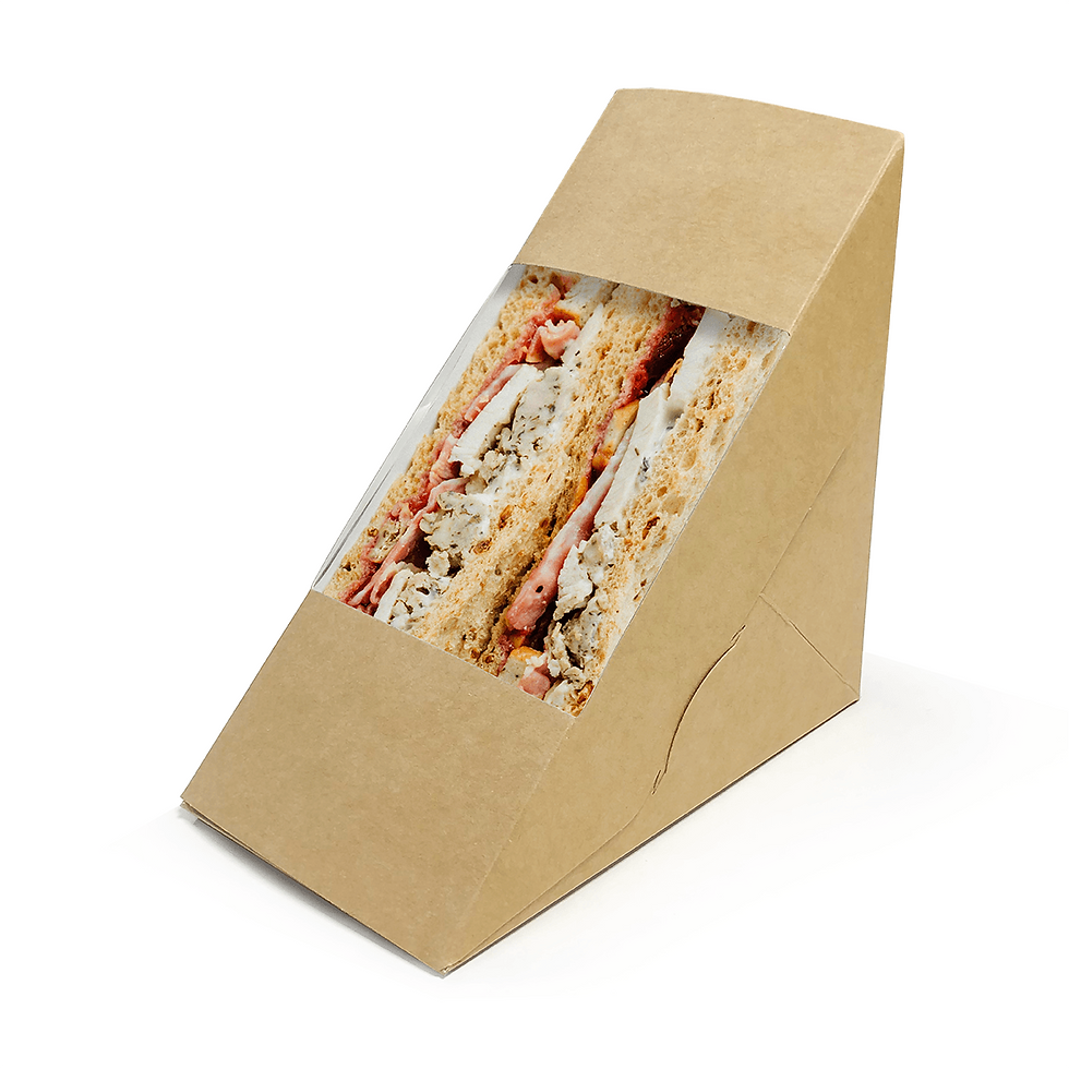 Deep Fill Kraft Sandwich Wedge | Marshall Wilson